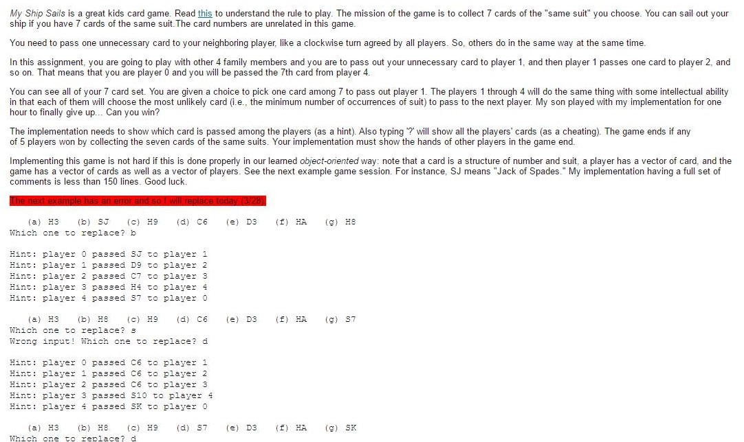 Please answer in C++!!! Only C++ | Chegg.com