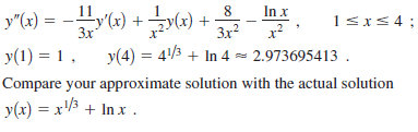 Solved Use the shooting method to approximate the solution | Chegg.com