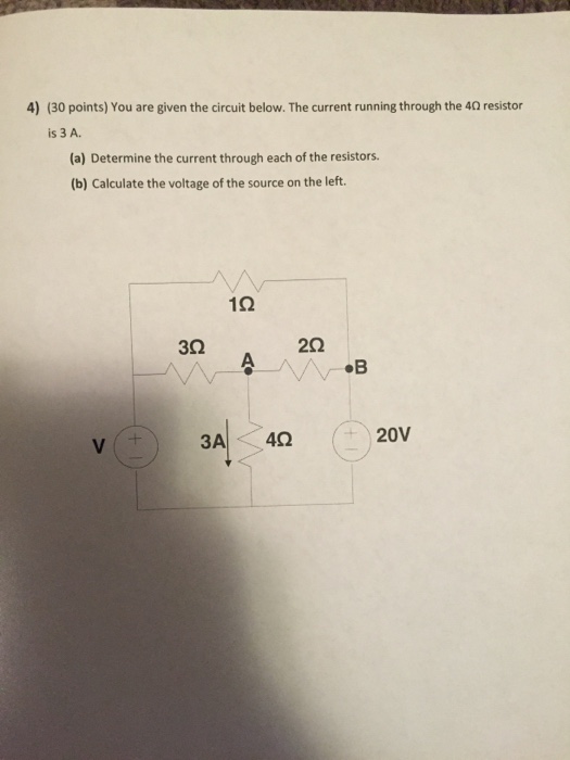 Solved You are given the circuit below. The current running | Chegg.com