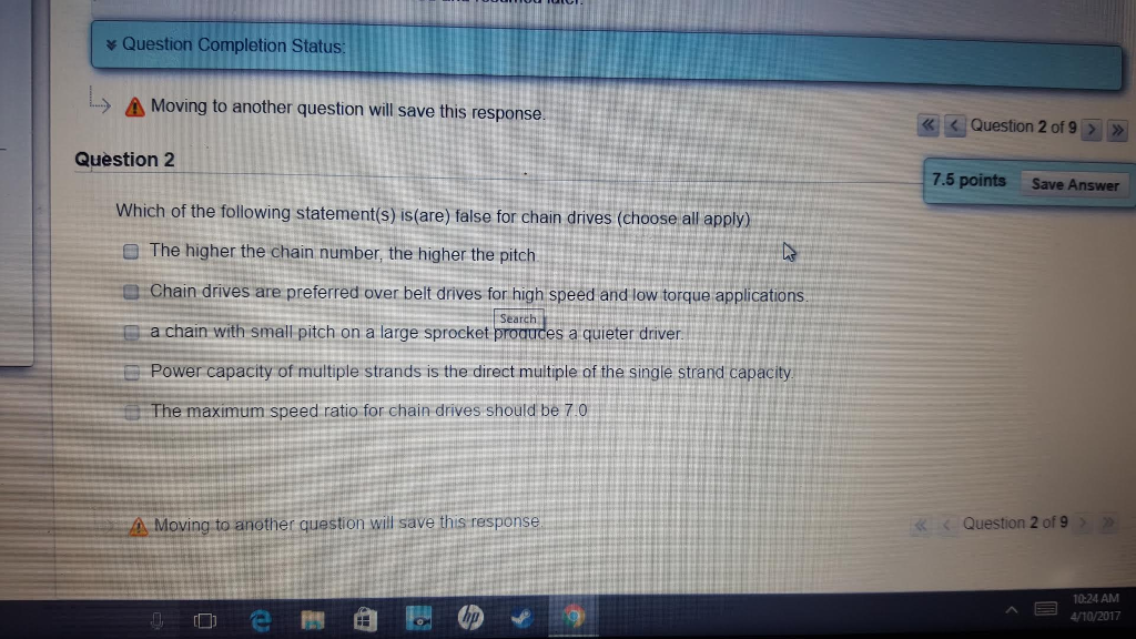 Solved Which of the following statement(s) is(are) false for | Chegg.com
