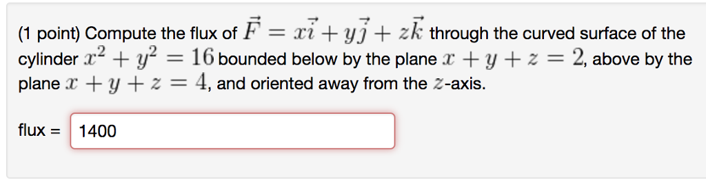 (1 point For each of the following, set up the | Chegg.com