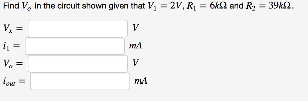 Solved R2 R1 1 lout | Chegg.com