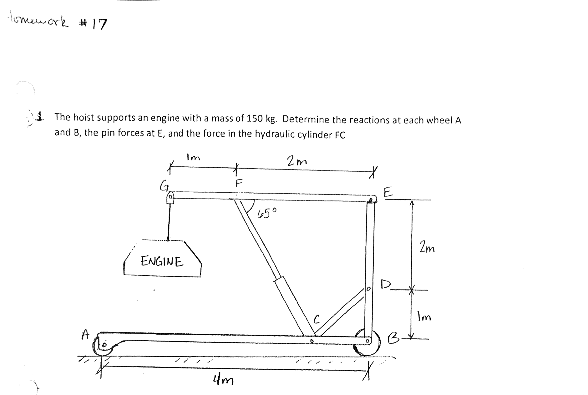 Solved A statics question please show steps so i understand | Chegg.com
