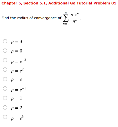 Solved Chapter 5, Section 5.1, Additional Go Tutorial | Chegg.com