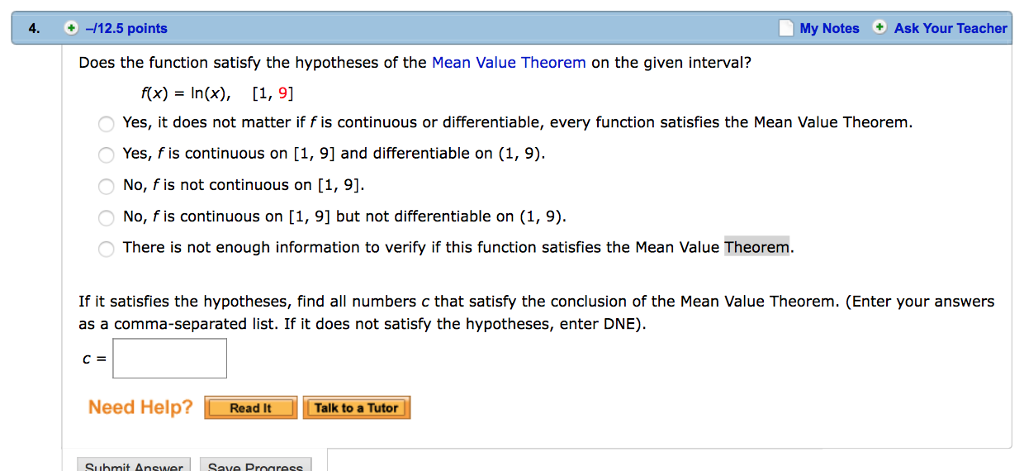 Solved 4. + ㅢ12.5 points My NotesAsk Your Teacher Does the | Chegg.com