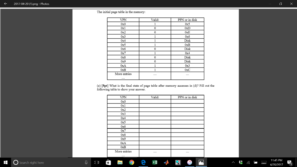 Solved Consider a processor with 32-bit virtual addresses. | Chegg.com