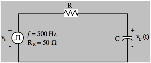 Solved Where the initial capacitor voltage is Vc(0+) = 0 V | Chegg.com