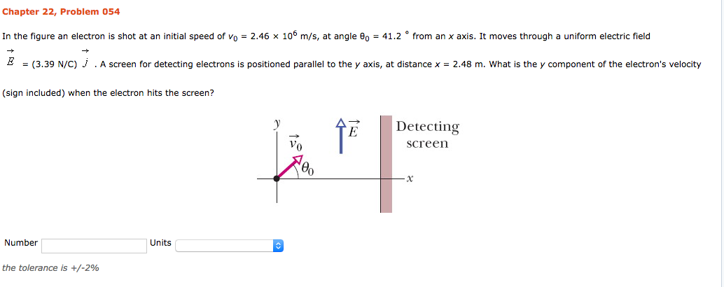 Solved In The Figure An Electron Is Shot At An Initial Speed