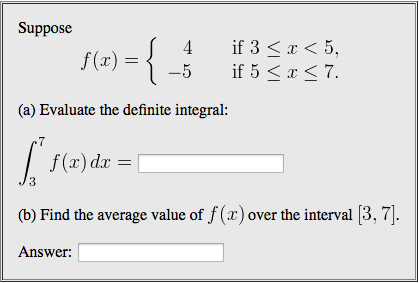 Solved Suppose (a) Evaluate the definite integral: f(x)dx | Chegg.com