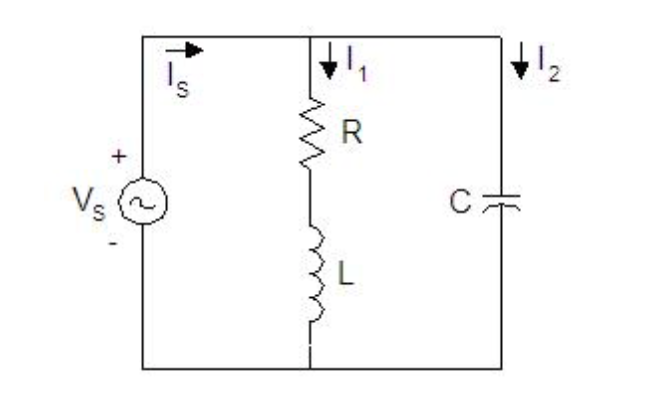 Solved For the RLC circuit in the figure shown below, the | Chegg.com