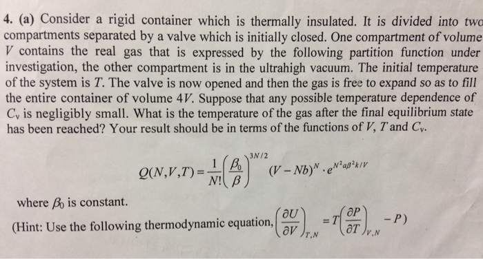 These are the 2 physical chemistry problems. I need | Chegg.com