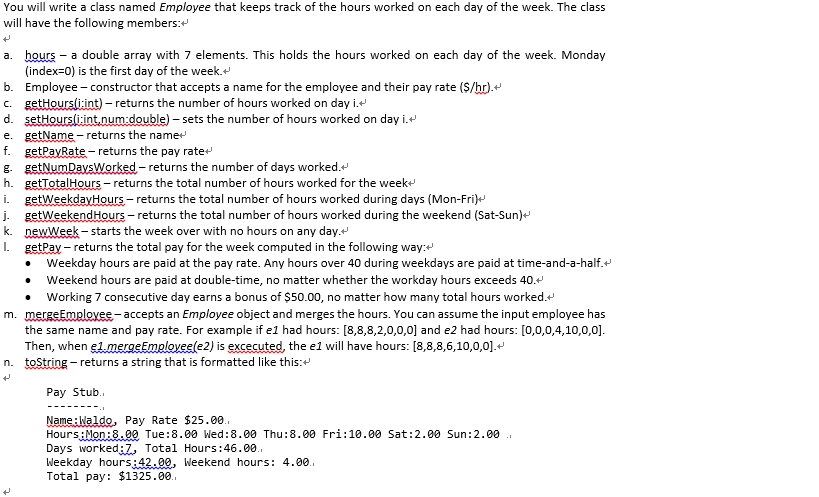 Solved You will write a class named Employee that keeps | Chegg.com
