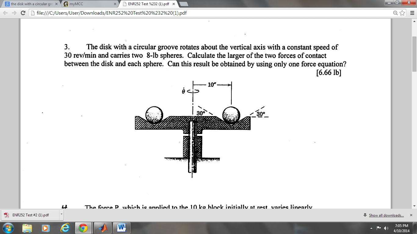 Solved The disk with a circular groove rotates about the | Chegg.com