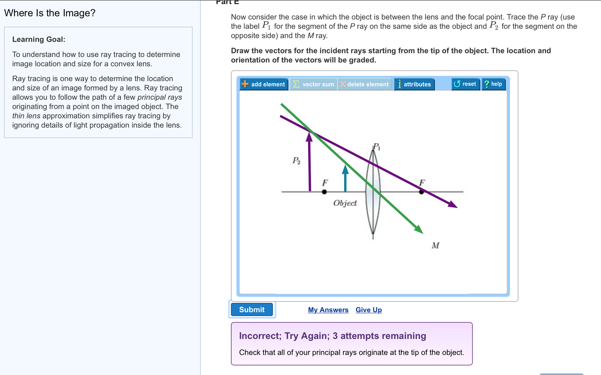 Solved A converging lens focuses a set of light rays | Chegg.com
