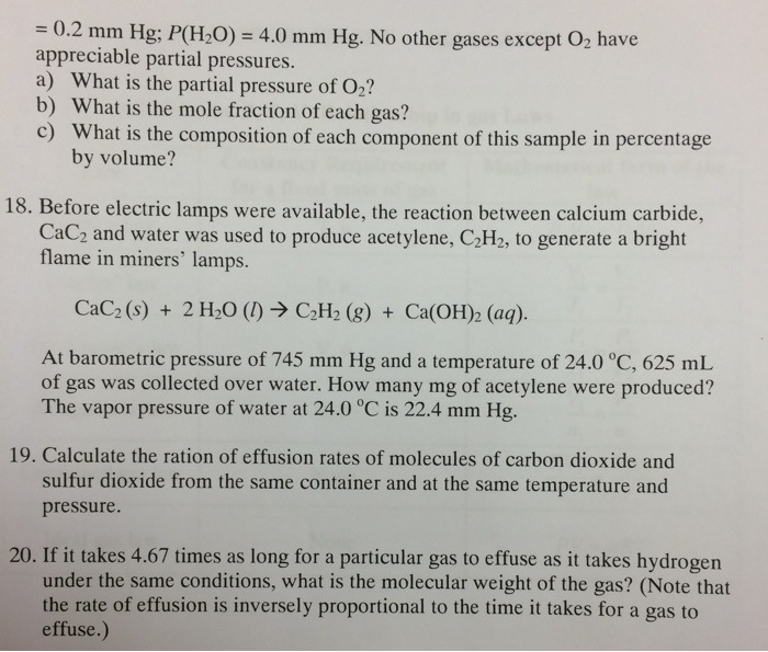 Solved 15. A sample of steam, H20 is completely decomposed | Chegg.com