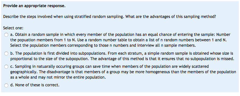 Solved Provide an appropriate response. Describe the steps | Chegg.com