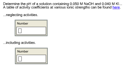 Solved Determine the pH of a solution containing 0.050 M | Chegg.com