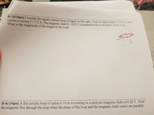Solved Consider the square current loop in Figure on the | Chegg.com