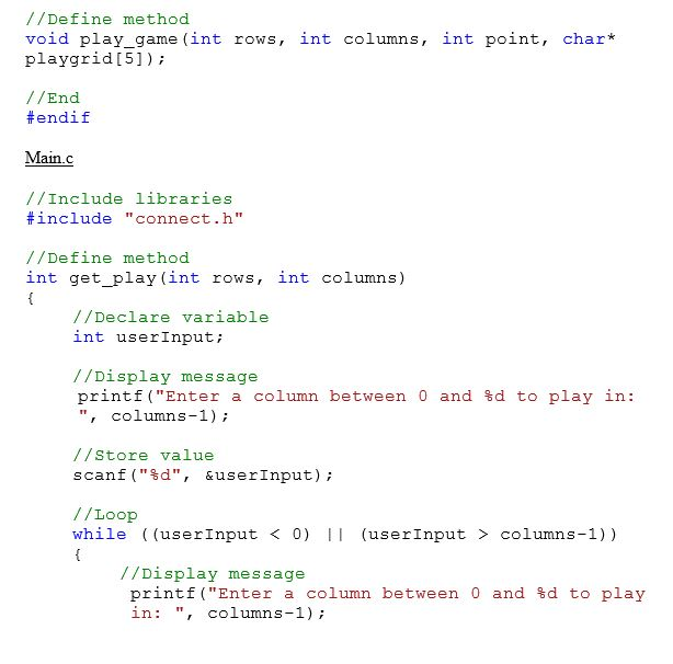 Solved C Programming Write Some Code To Implement The Game 1 2743