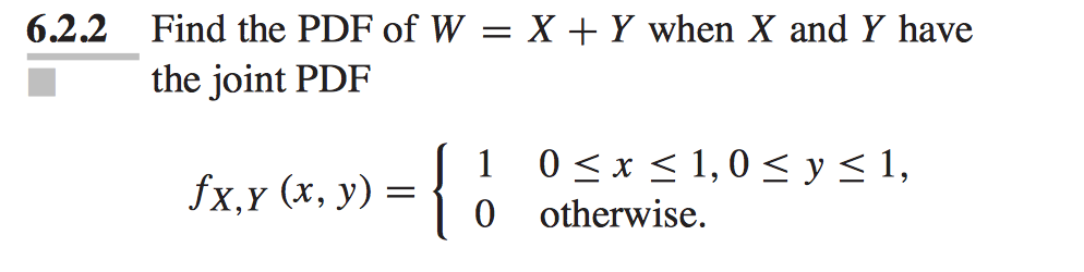 Solved Math: Probability and statistics PDF of the Sum | Chegg.com