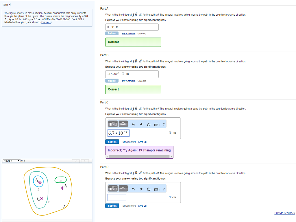 Solved Item 4 Part A The figure shows, in cross section, | Chegg.com