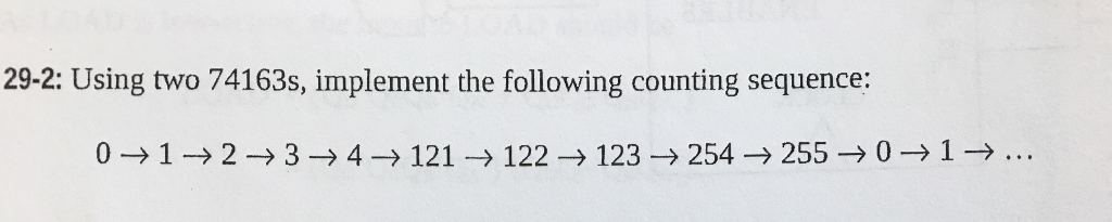 Solved 29-2: Using two 74163s, implement the following | Chegg.com