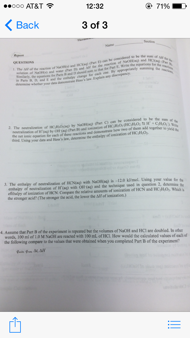 Assume That Part B Of The Experiment Is Repeated But