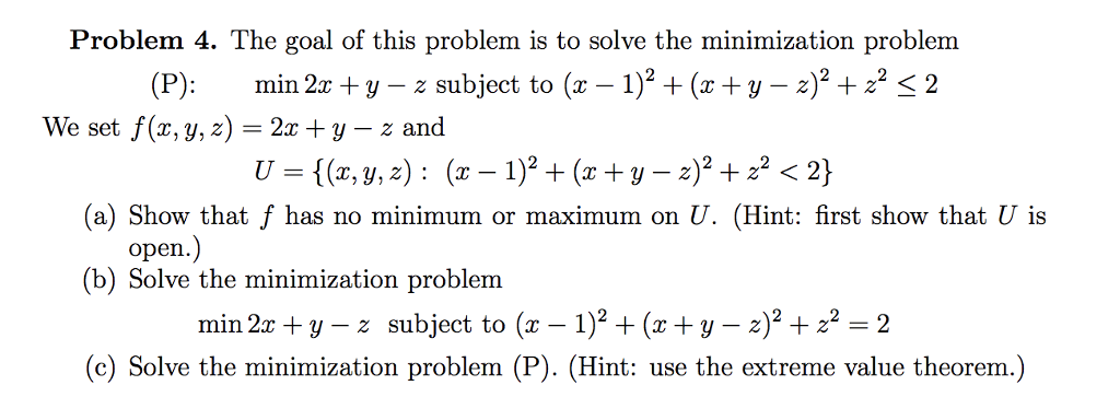 Solved Problem 4 The Goal Of This Problem Is To Solve The