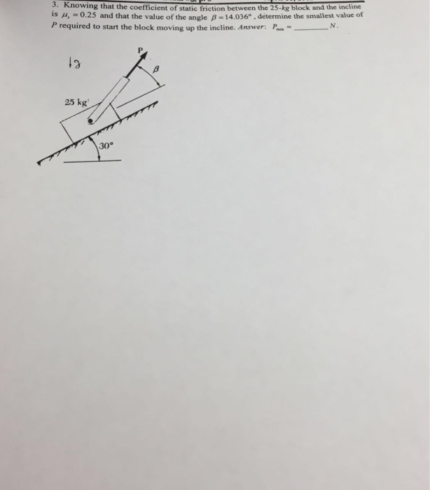 Solved Knowing that the coefficient of static friction | Chegg.com