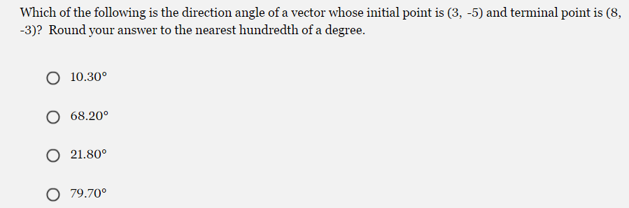 Solved Determine the component form of the following vector: | Chegg.com
