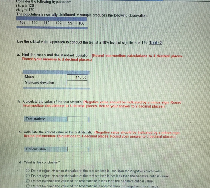 Solved Consider the following hypotheses: Ho:mu | Chegg.com
