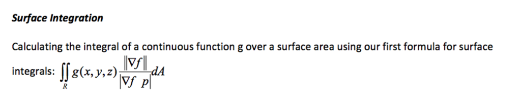 Solved Surface Integration Calculating the integral of a | Chegg.com