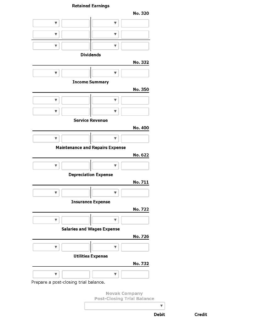 Solved The completed financial statement columns of the | Chegg.com
