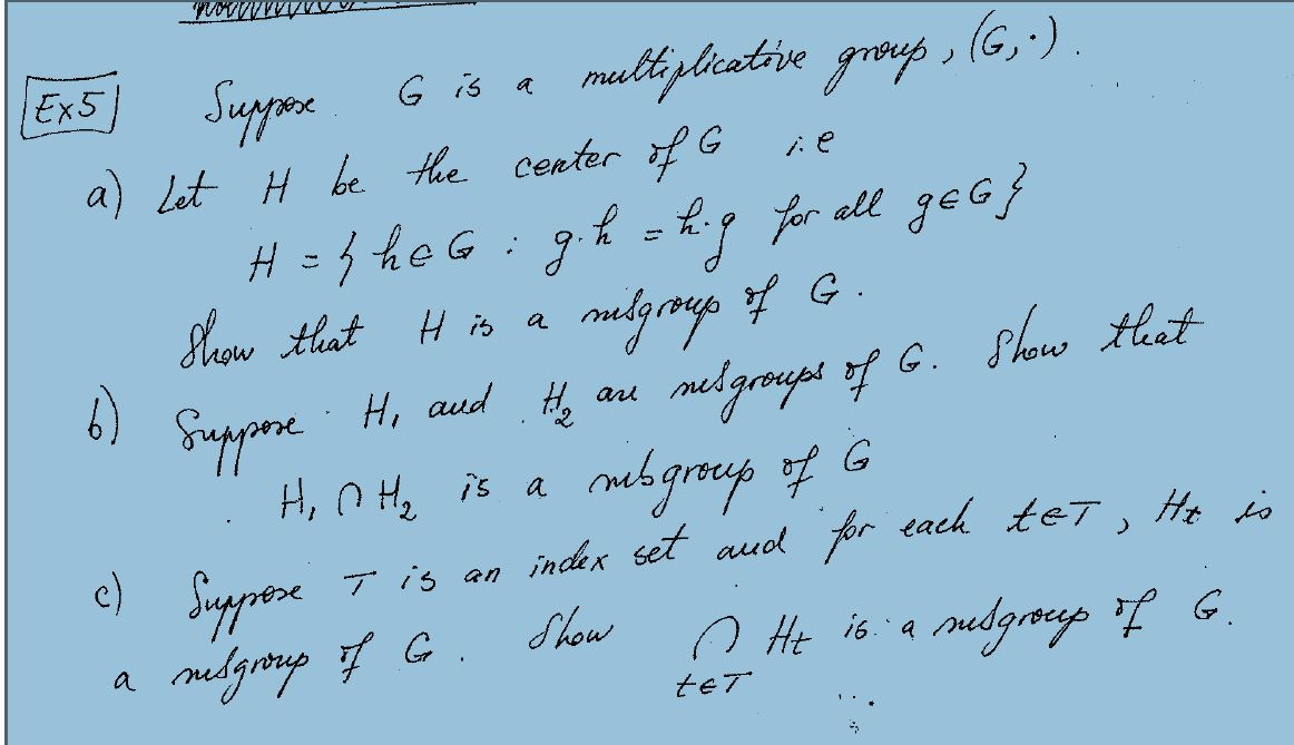 Solved Suppose G is a multiplicative group,(G,.). Let H be | Chegg.com