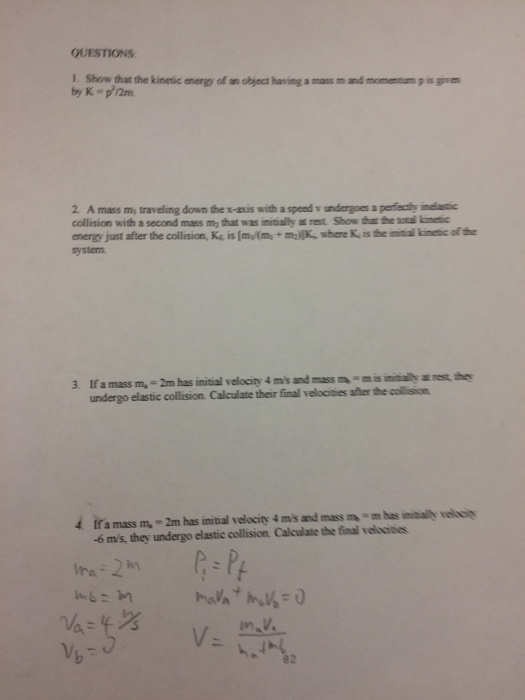 Solved Show that the kinetic energy of an object having a | Chegg.com
