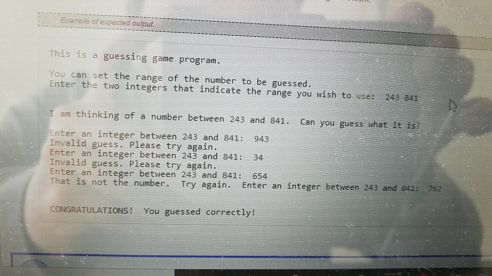 Solved Write a program that will randomly generate an | Chegg.com
