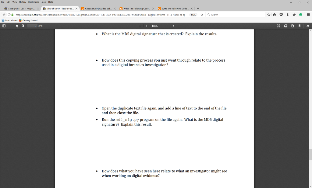 Eile Edit Yew Hbtory Bookmarks bols Help a | Chegg.com