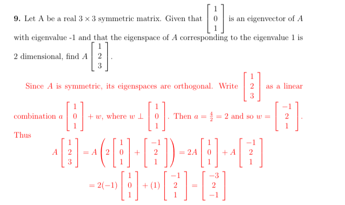 Solved linear algebra: i need help with this question. the | Chegg.com