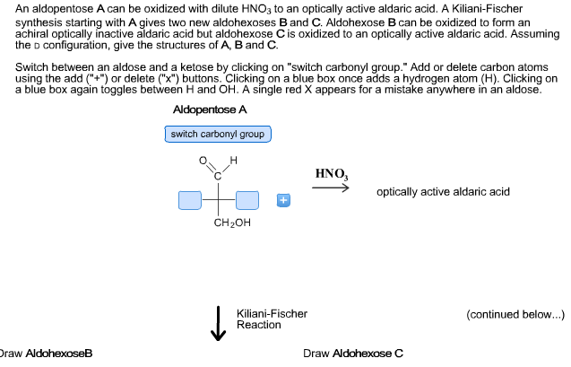Solved An aldopentose A can be oxidized with dilute HNO3 to | Chegg.com