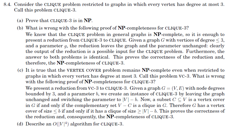 Solved Proving NP-completeness by generalization. For each | Chegg.com