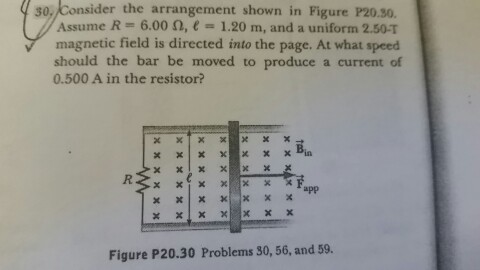 Solved Consider the arrangement shown in Figure P20.30. | Chegg.com