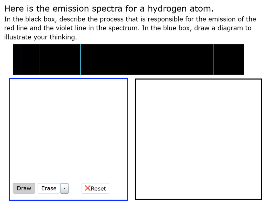 Here is the emission spectra for a hydrogen atom. In | Chegg.com