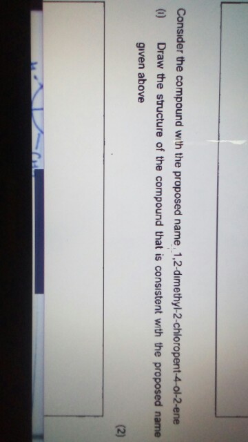 Solved Consider the compound with the proposed name | Chegg.com