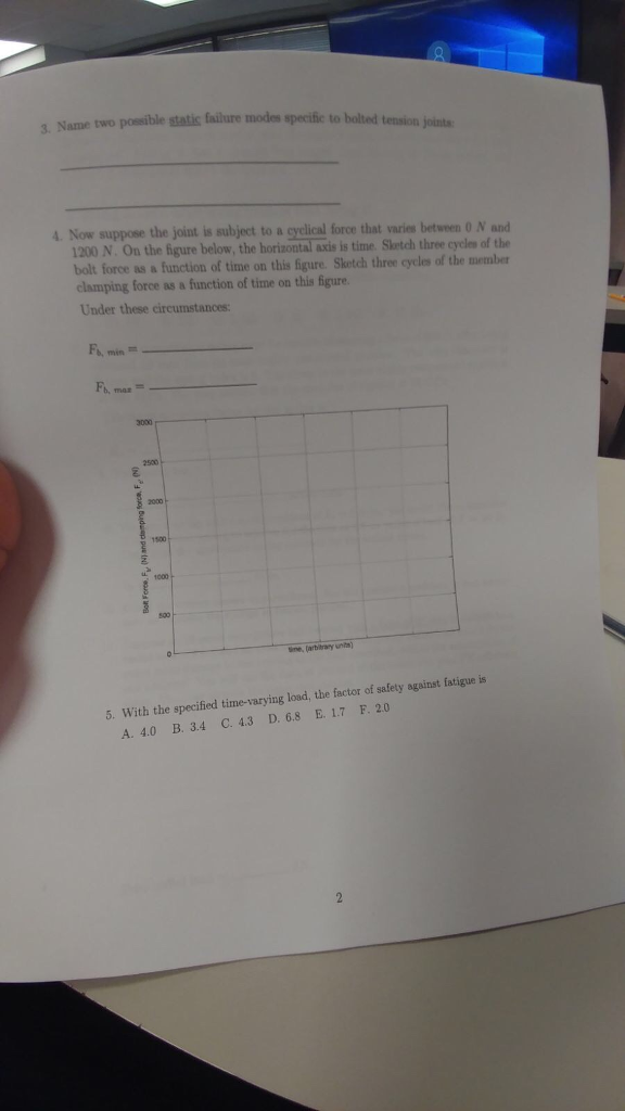Solved Name two possible static failure modes specific to | Chegg.com