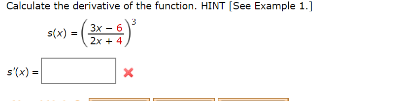 Solved Calculate the derivative of the function. HINT [See | Chegg.com