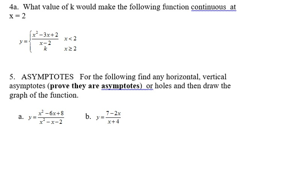 Solved 4. CONTINUITY State the three conditions | Chegg.com