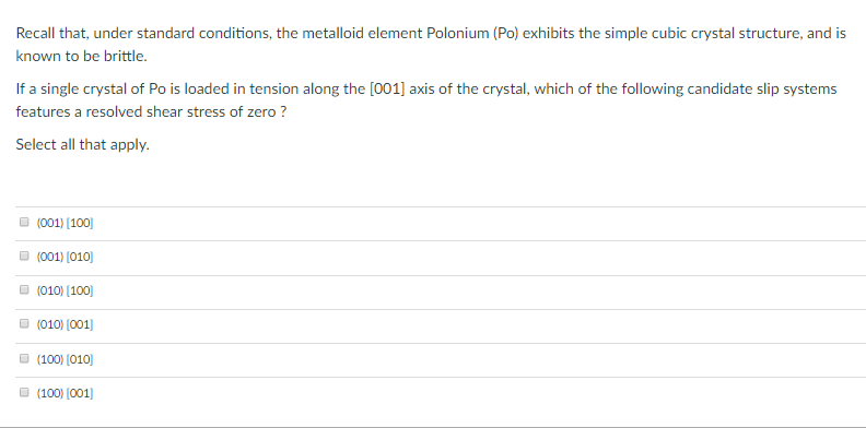 Solved Recall that, under standard conditions, the metalloid | Chegg.com