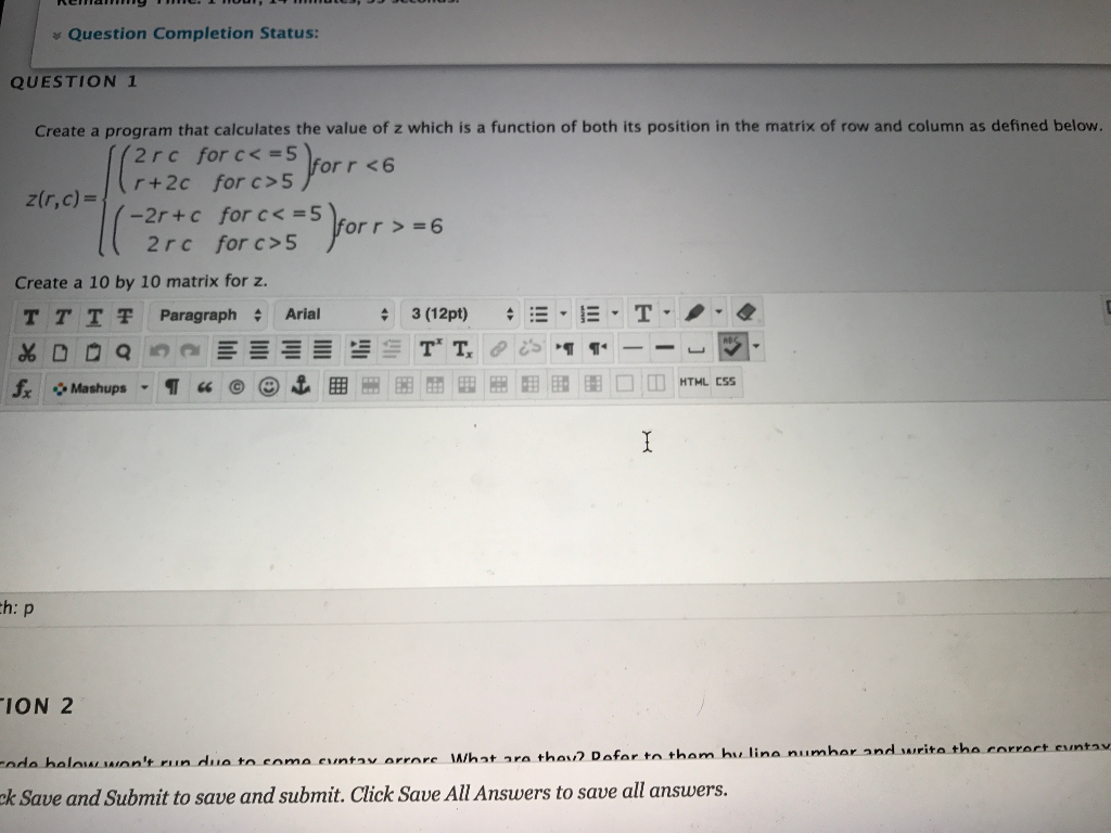 Solved Create a program that calculates the value of z which | Chegg.com