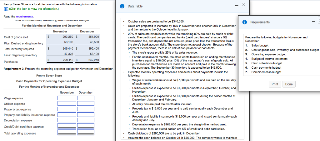 Solved Requirement 1-2: Done Requirement 3: Prepare an | Chegg.com