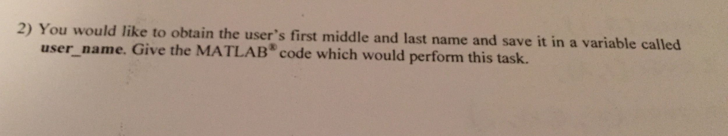 MATLAB QUESTIONS | Chegg.com